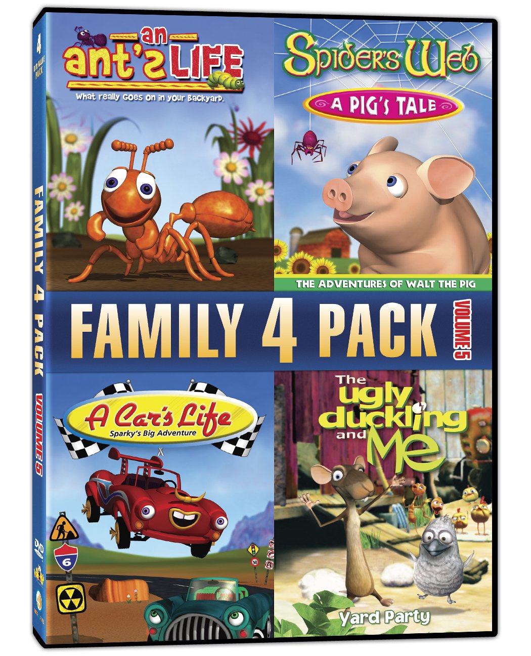 Family 4-Pack, Vol. 5: (An Ant’s Life / Spider’s Web: A Pig’s Tale / A ...